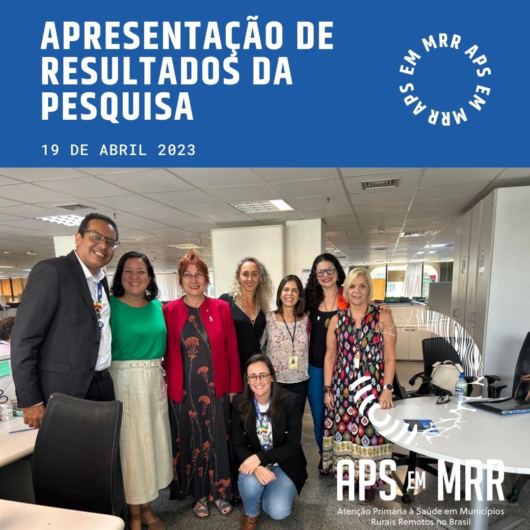 Modelos Organizacionais para APS no SUS em TRR no Brasil - APS em MRR